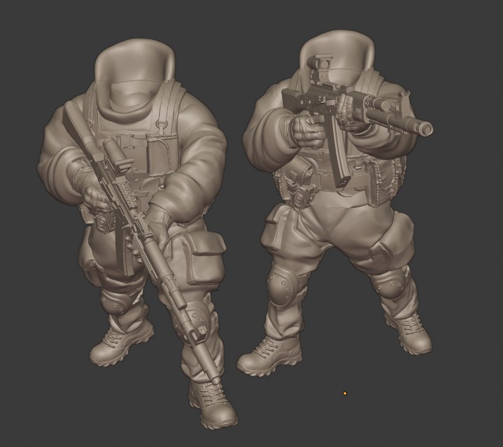 Spetsnaz du FSB en tenue Gorka avec AK74 - Ludocortorum